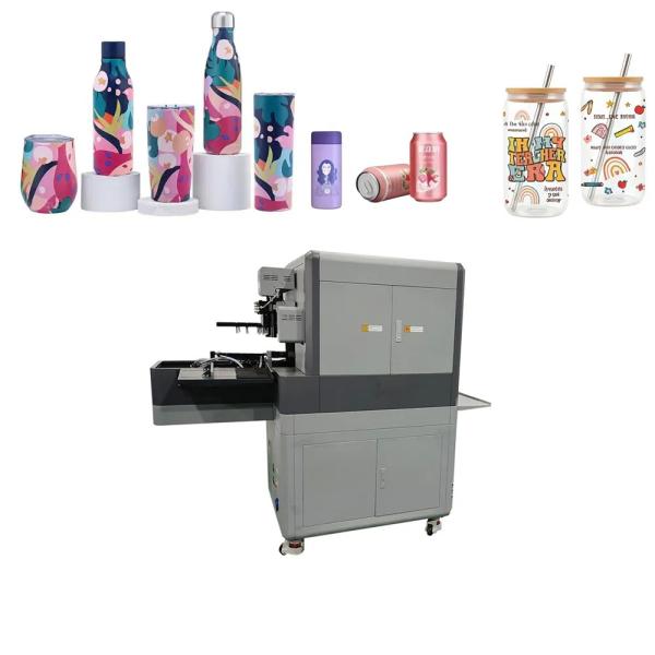 Quality High Speed Cylinder UV Printer 360 Cylinder UV Cylinder Printer for sale