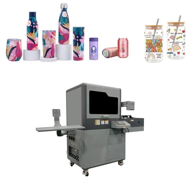 Quality High Speed Cylinder UV Printer 360 Cylinder UV Cylinder Printer for sale
