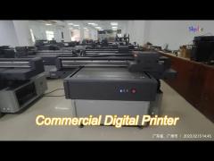 Impressora comercial digital de piso UV Equipamento de impressão digital comercial pequeno