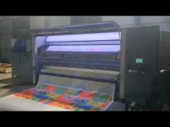 Impresora de banderas de sublimación de color de 3L de volumen de tinta 4/8 con caja de fijación de color de 380V y cabeza I3200-A1
