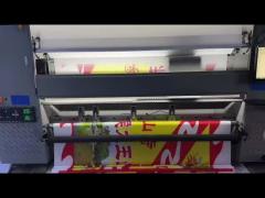 Impresora de bandera de 8 cabezas para tinta de sublimación a base de agua