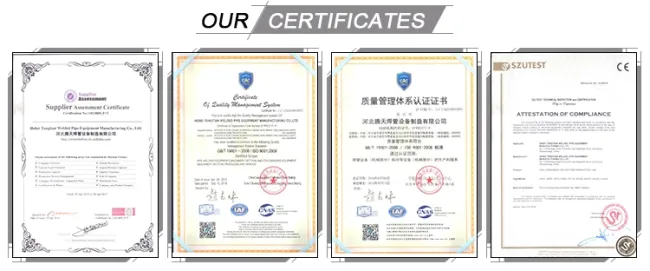 Steel Tube Mill/pipe Making Machinery Made In China