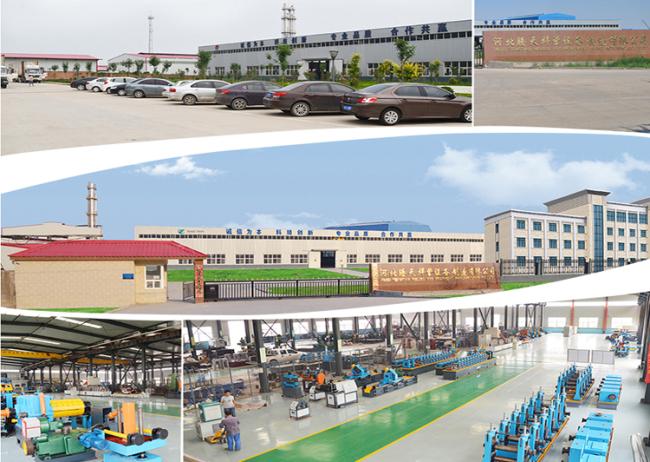 Close-up of HG20 ERW Pipe Mill components