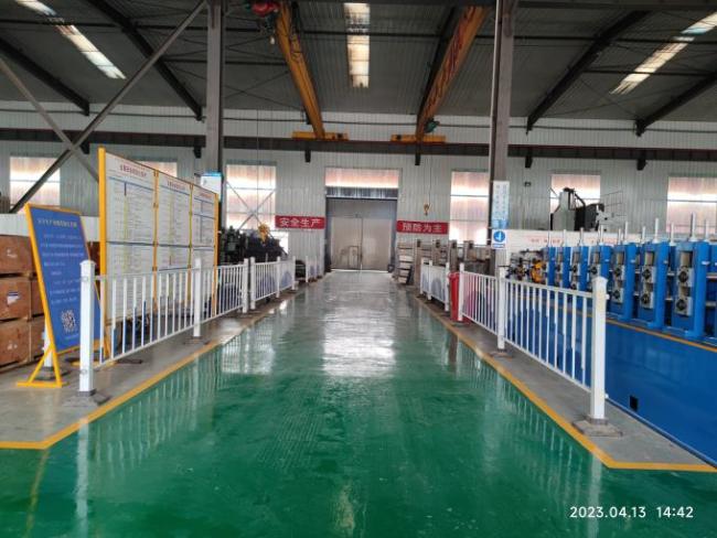 Manual Or Automatically 60X60Mm Square Tube Mill Steel Welded Pipe Production Line 0