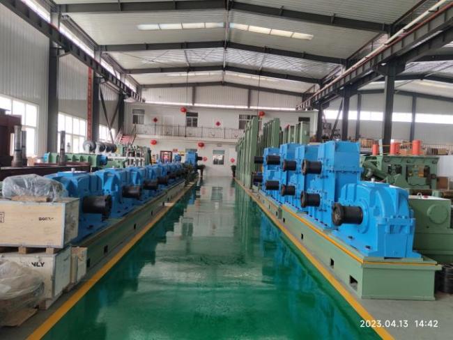 Manual Or Automatically 60X60Mm Square Tube Mill Steel Welded Pipe Production Line 1