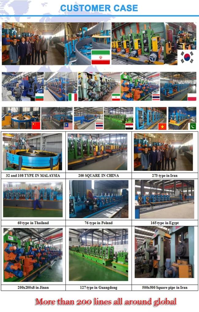 Automatic Tube Mill in factory setting