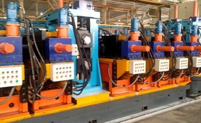 China Diameter 320-530 Mm Erw Pipe Mill , Hf Welded Round Tube Mill for sale