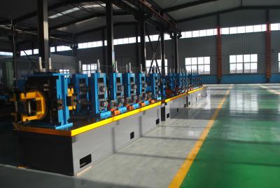 China Max Speed 120m / Min Round Square ERW Pipe Mill Blue Color for sale