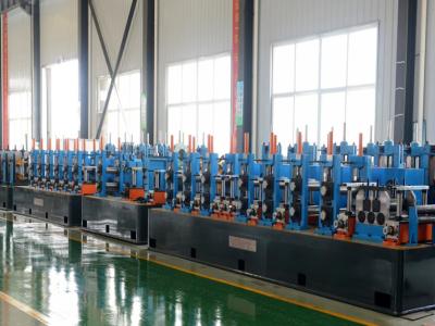 China High Frequency Welded Pipe Mill For 114-219mm Pipes Manufacturing Equipment for sale