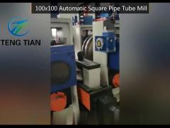 F100x100 square tube mill