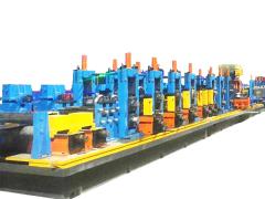 Vervaardigingsmachine voor stalen buizen met horizontale accumulator voor vierkante buizen F150