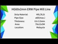 High Frequency ERW Tube Mill Carbon Steel