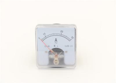 China Power Imitation Analog Panel Amp Meter For Measuring DC Current And Voltage for sale