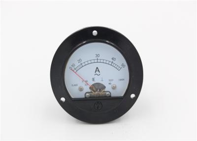 China Round Micro Analog Panel Amp Meter With TBT Flame - Retardant Plastic Base for sale