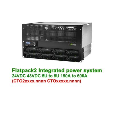 中国 エルテック 48V 24V 150A から 600A 5U から 8U テレコムハイブリッドシステム フラットパック2 統合 販売のため