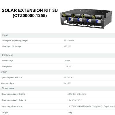 Cina Kit di estensione solare 3U Rack Flatpack2 Eltek DC Power System CTZ00000.1255 in vendita