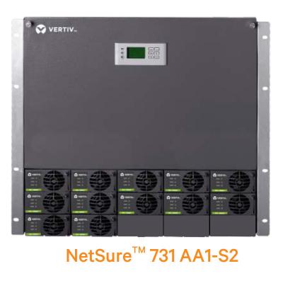China Nieuw in voorraad Vertiv Emerson 48V 600A DC Telecom Embedded Power Supply System Netsure 731 AA1-S2 Te koop