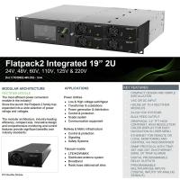 China Eltek Flatpack2 Integrated 19 Inch 2U Telecom Rectifier System 48VDC 300A 500A for sale