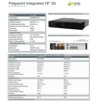 China Eltek Flatpack2 Integrated 19 Inch 2U Telecom Rectifier System 48VDC 300A 500A for sale