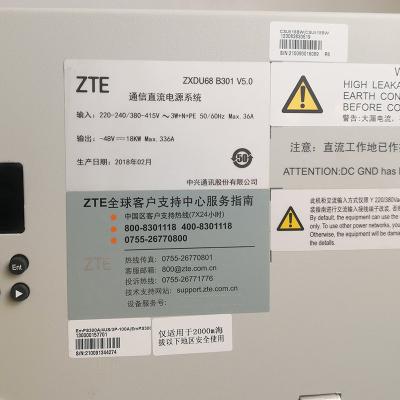 China 560A ZTE stroomvoorziening Embedded Rectifier System ZXDU68 B301 V5.0 ZTE CSU500B Te koop