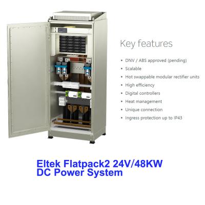 Cina IP43 Eltek Flatpack2 Sistema di alimentazione a corrente continua Modulare 24V 48kW in vendita