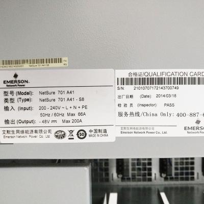 China ROHS Vertiv Rectifier Emerson DC stroomvoorziening NetSure 731 A41-S8 Te koop