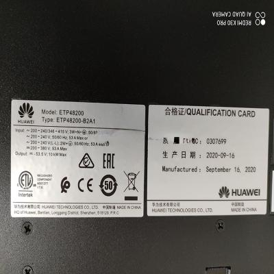 China hoge efficiëntie wisselstroom naar gelijkstroom ingebed 19 inch stroomsysteem ETP48200-B2A1 met rechtstellers R4815 R4830 rechtsteller Te koop