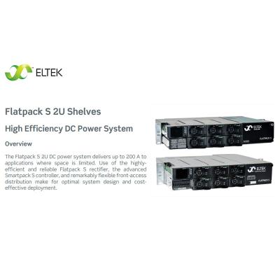 Cina Nuovo Compack originale ad alta efficienza 48V 200A Eltek Flatpack S Rettificatore 2U Sistema di alimentazione elettrica per telecomunicazioni in vendita