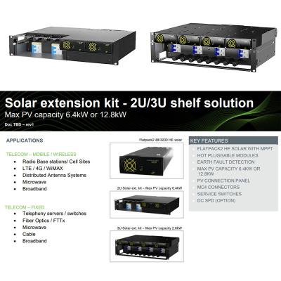Cina Kit di estensione del caricabatterie solare 2U CTZ00000.1358 Rettificatore Eltek Flatpack Power System in vendita