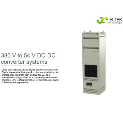 中国 Flatpack2 DC/DC 380V/54V テレコムハイブリッドシステム エルテック 36KW 72KW 108KW 販売のため