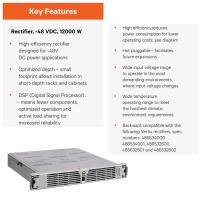 China Vertiv eSure Rectifier Module R48-12000E 11600W High Efficiency 96.3% for Telecom Power for sale