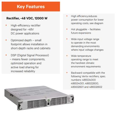 China Módulo de rectificador Vertiv de alta eficiência ESure Rectificador R48-12000E à venda