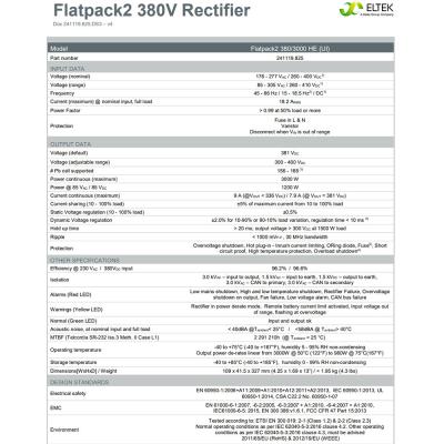 中国 ストックに Valere ELTEK 矯正モジュール FP2 切り替え電源 フラットパック2 380V/3000W HE UI (241119.825) 販売のため