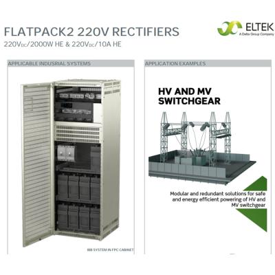 China In voorraad 220v 10A rectifier module Eltek Flatpack2 220V/10A HE 241119.815 voor Marine Offshore Data Center Power Utilities Te koop