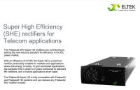 China Eltek Flatpack2 48V 3000W Rectifier Module 241119.106 97.8% Efficiency for sale