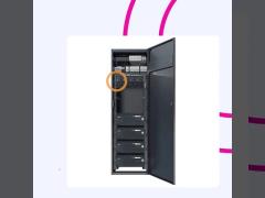 48V 400A 2 Meter Enclosed Server Rack Cabinet For AC/DC Power System MTS9604B-N20B1