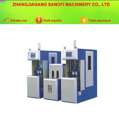 China 330ml - 2000ml Semi-automatic Water Bottle Stretch Blow Moulding Making Machine for sale