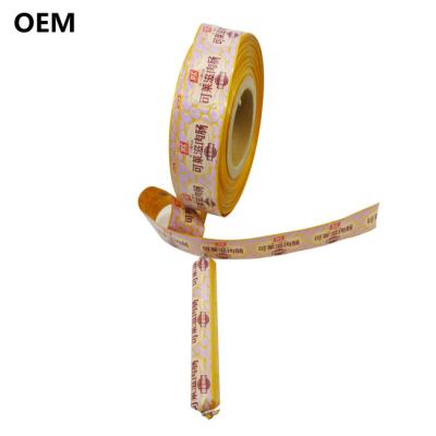 중국 사용자 정의 로고 인쇄 높은 장벽 맛을 유지 모르타델라 소시지에 대한 다채로운 소시지껍질 판매용