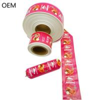 China Custom Logo Flexography Printing 5 Layer Sausage Casing 40um-80um Thickness for Sausages for sale