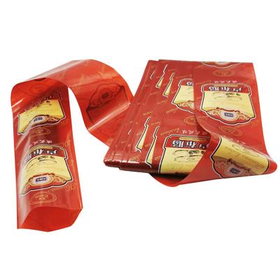 Cina Esempio gratuito Logo personalizzato Flexografia Stampa Salsicce Casing Artificiale Per Salsicce in vendita