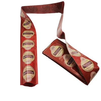 Cina Esempio gratuito Logo personalizzato Flexografia Stampa Salsicce Casing Artificiale Per Salsicce in vendita