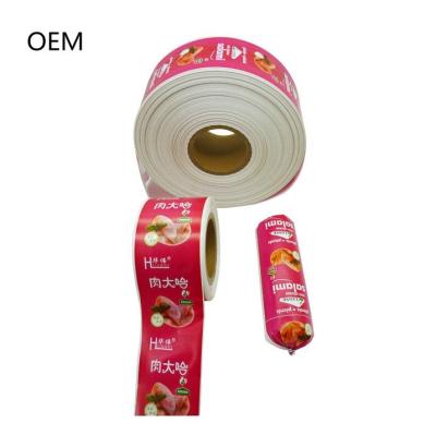 China OEM sausage plastic casings food grade casings custom color printing logo customization for sale