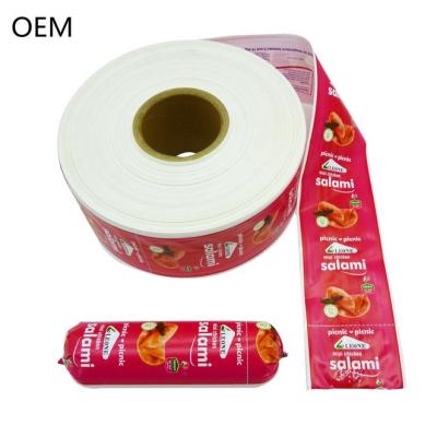 China OEM sausage plastic casings food grade casings custom color printing logo customization for sale