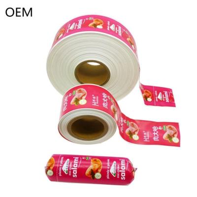 China OEM sausage plastic casings food grade casings custom color printing logo customization for sale