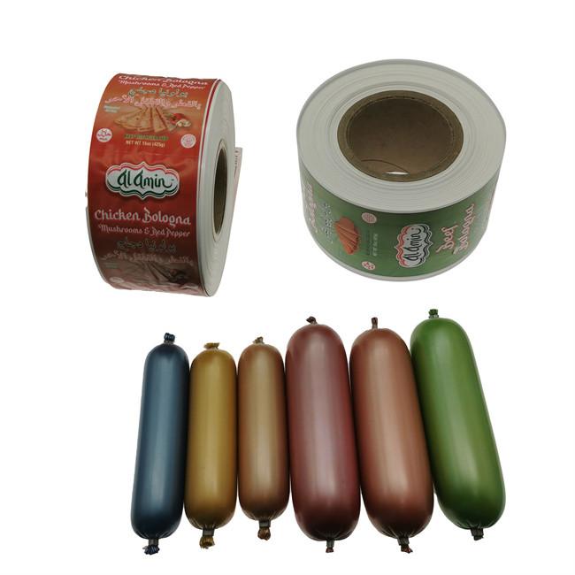 Customized LOGO printed polyamide sausage casing for ham products