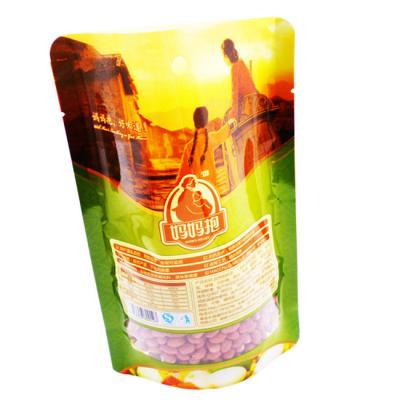 China Moisture Proof Resealable Food Bag with Customized Color for Premium Roasted Peanuts Stand Up Pouch for sale