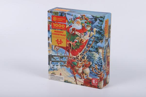 Quality Customized Jigsaw Puzzle Playing Cards Xmas Theme for sale