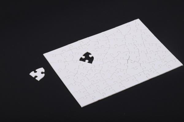 Quality Interlocking Puzzle Playing Cards Black Spade Card OEM for sale
