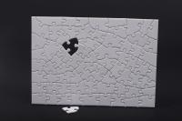 China Interlocking Puzzle Playing Cards Black Spade Card OEM for sale