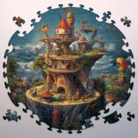 China Cardboard Educational Jigsaw Puzzle For Problem Solving Skills for sale